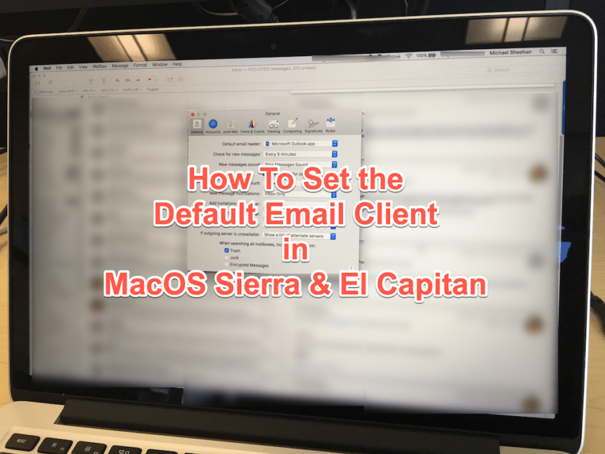 How to Set the Default Email Client (like Outlook) on MacOS (High ...