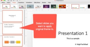 How To Easily Apply Multiple PowerPoint Slide Designs or Themes to a ...