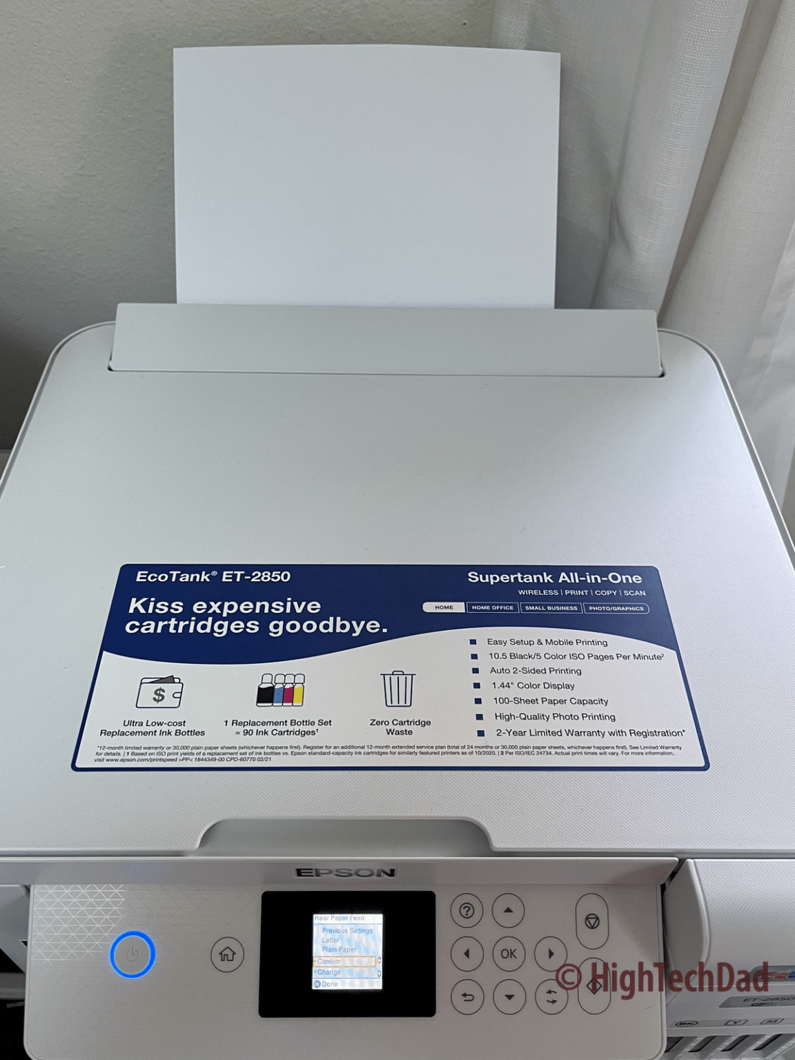 A Supertanker of Ink Inside the Epson EcoTank ET-2850 Printer - Review ...