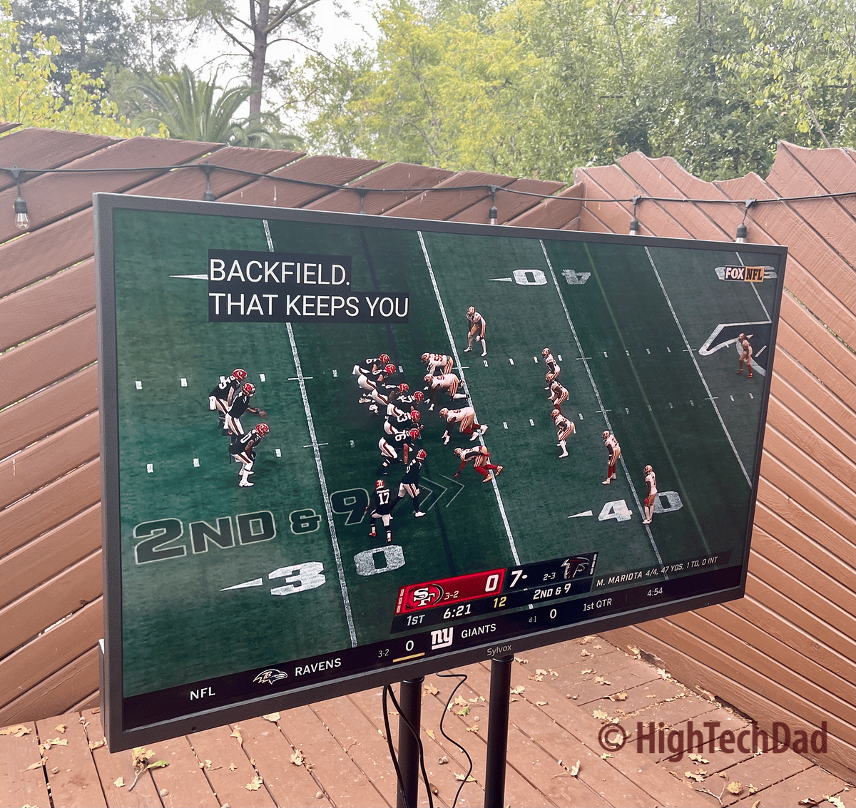 Bring Big Screen Digital Entertainment Outside - 55" QLED Sylvox Deck ...