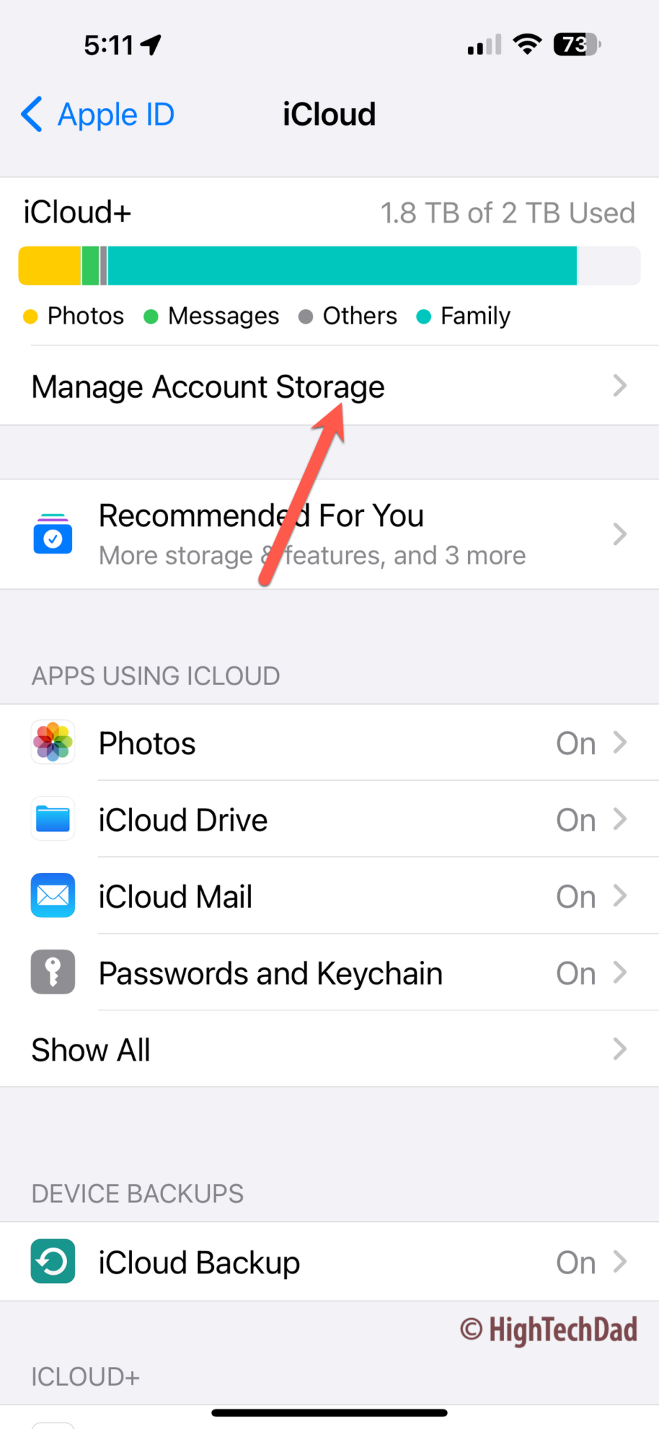 How To Check the iCloud Family Storage Details on your Mac or iPhone ...