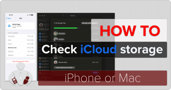How To Check the iCloud Family Storage Details on your Mac or iPhone ...