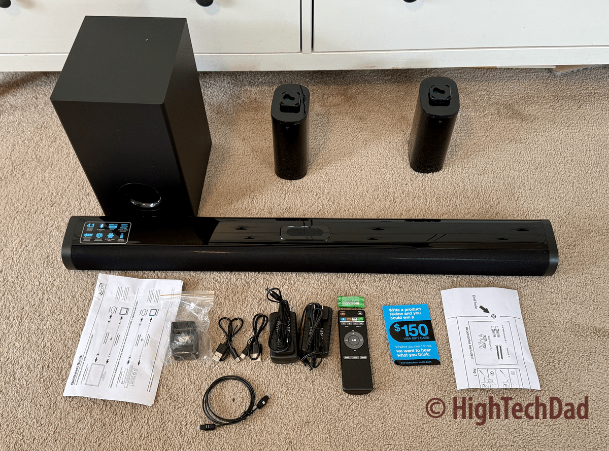 iLive 45” Sound Bar (ITBS423B) Review: Budget-Friendly 4.1 Home Theater ...
